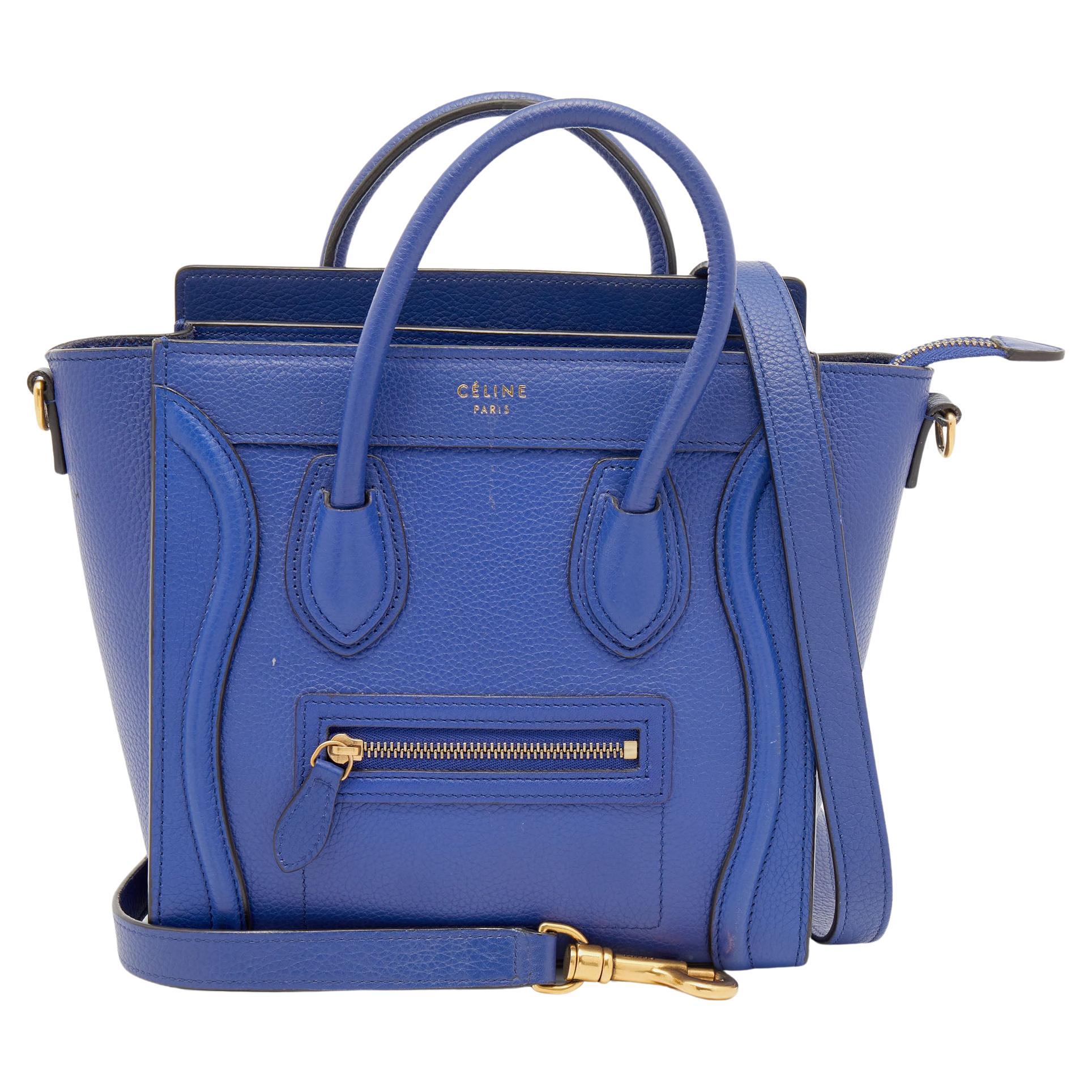 Celine Tri Color Leather and Suede Large Trapeze Tote For Sale at 1stDibs