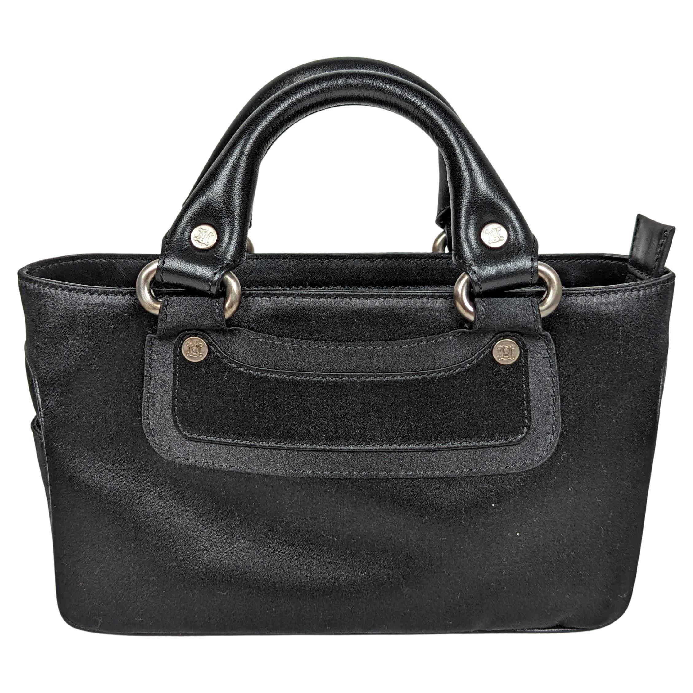 Celine Red Leather Box Handbag For Sale at 1stDibs