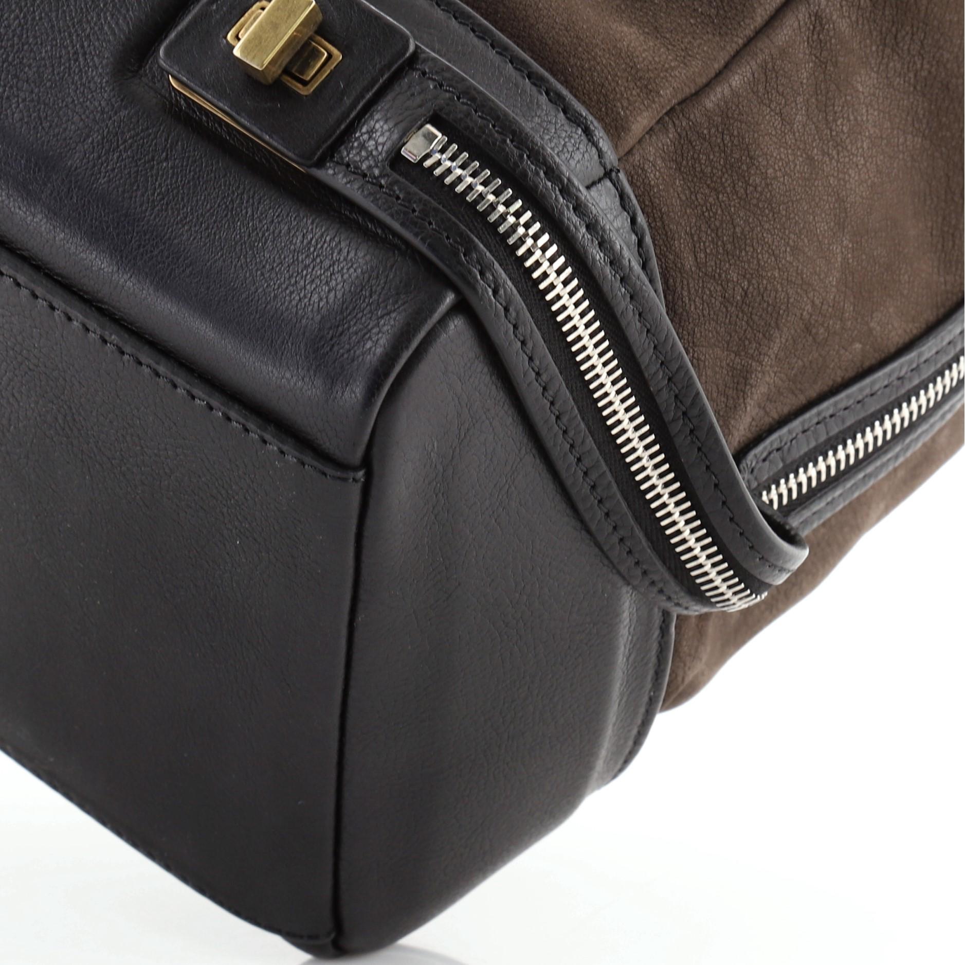 Celine Boston Bag Suede and Leather Small Black, Neutral at 1stDibs ...