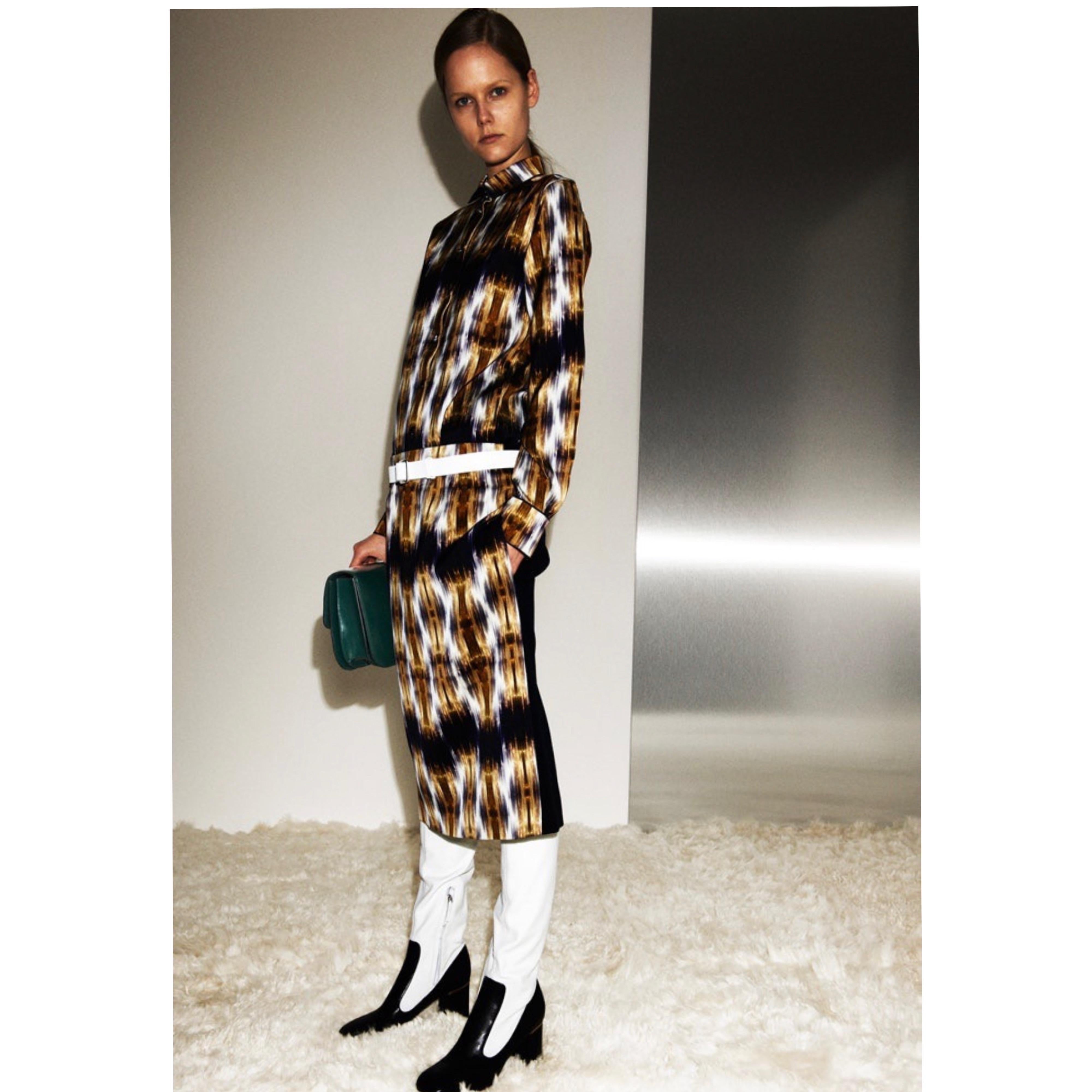 Celine By Phoebe Philo Pre Fall 2012 Size 40 US 8 Runway Ikat Dress celine-by-phoebe-philo-pre-fall-2012-size-40-us-8-runway-ikat-dress