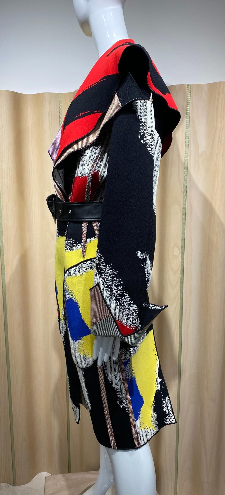 CELINE by Phoebe Philo spring 2014 Graffiti Print Coat For Sale at 1stDibs