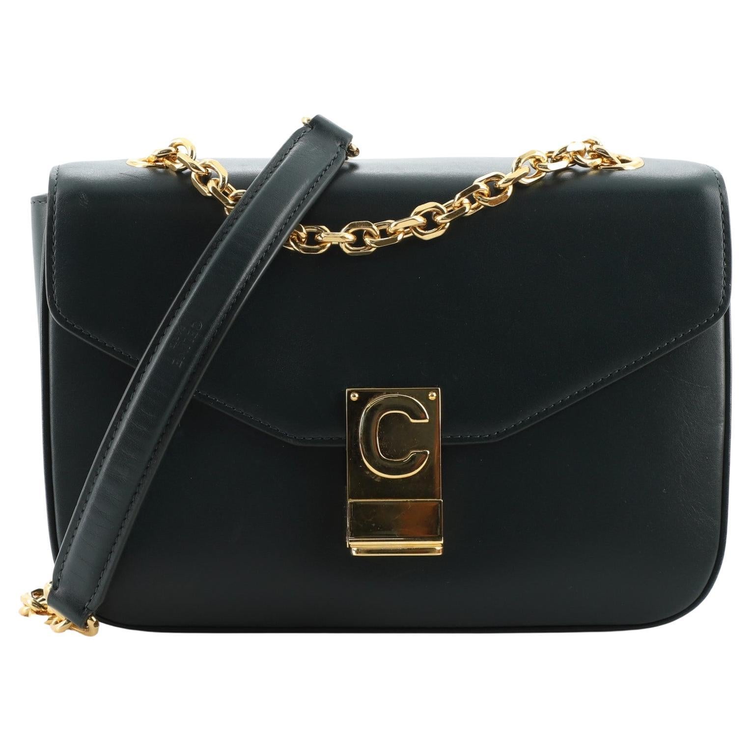 Celine Blue Velvet Strap Bag at 1stDibs