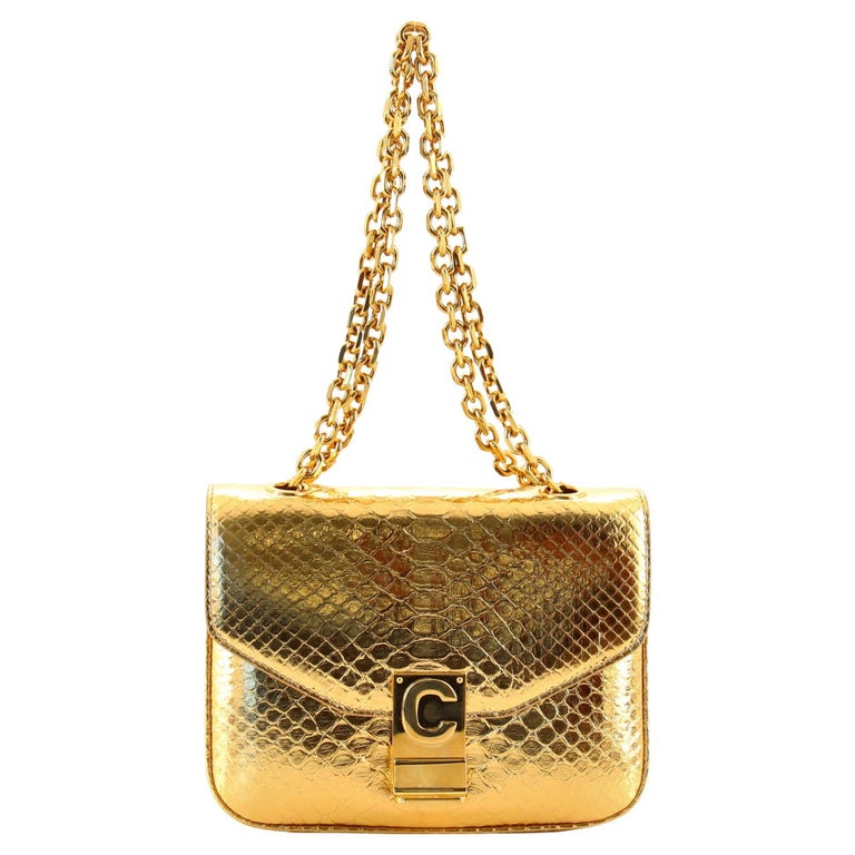 Celine C Bag Python Small For Sale at 1stDibs