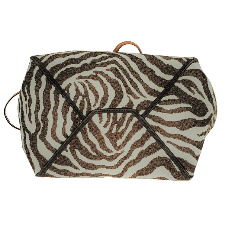 Céline Cabas Phantom Large Zebra Print Multicolor Tote at 1stDibs ...