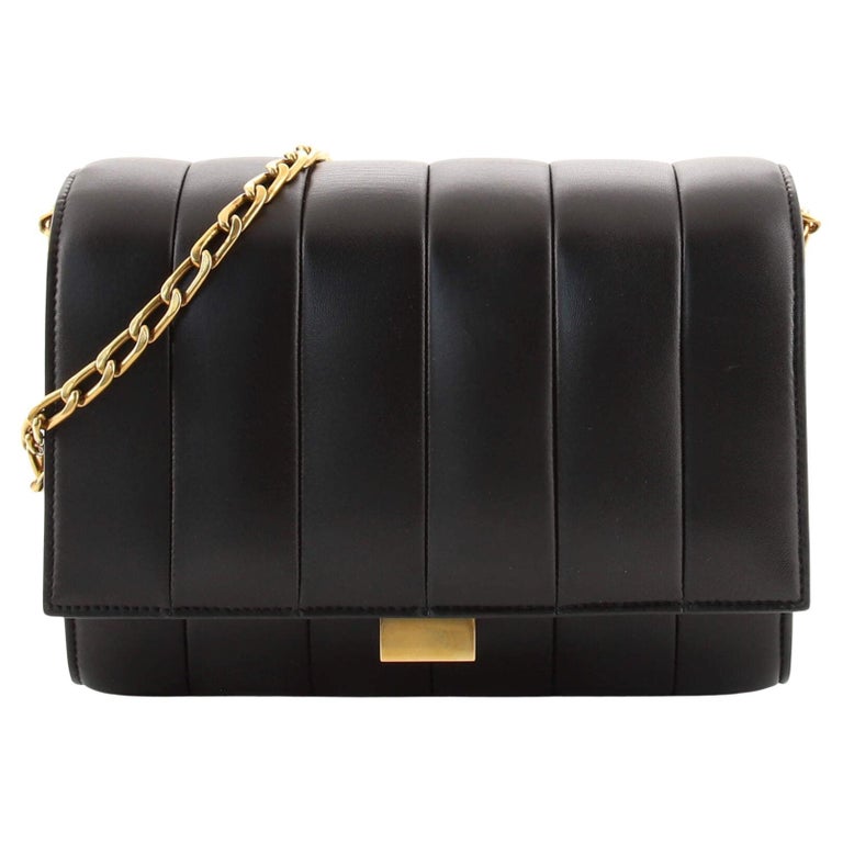 Celine Chain Shoulder Bag Vertical Quilted Lambskin Medium For Sale at ...
