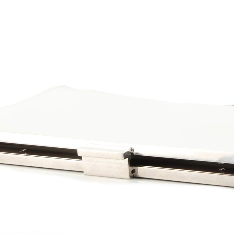 Celine Clasp Chain Clutch Leather For Sale at 1stDibs