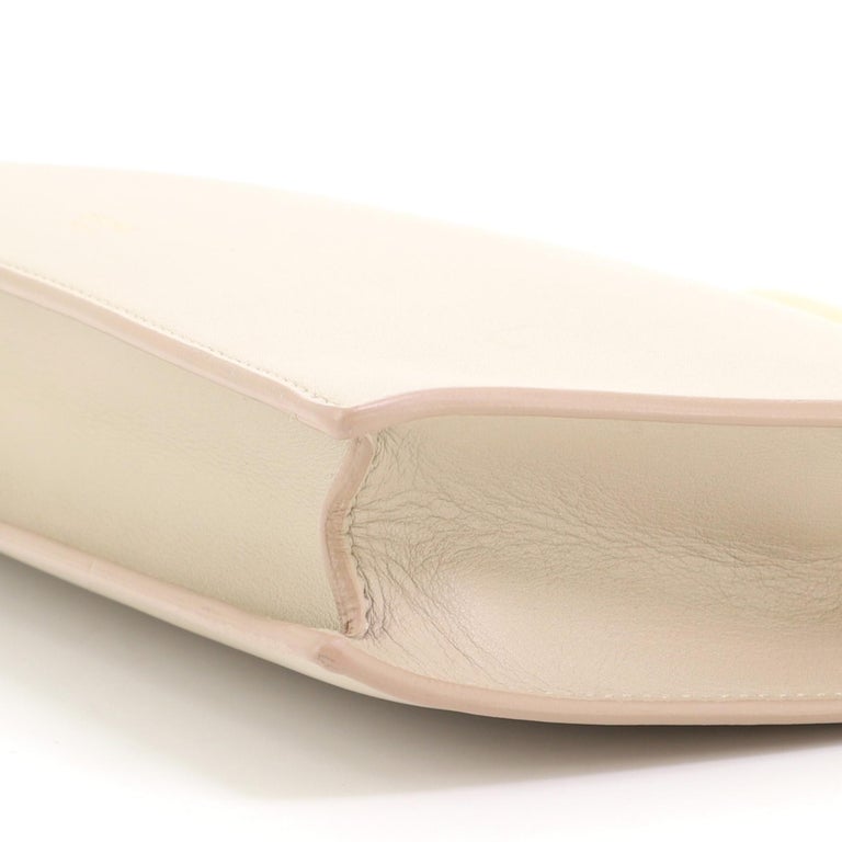 Celine Clasp Crossbody Bag Leather Mini at 1stDibs