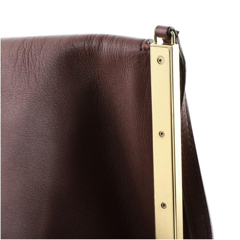 Celine Clasp Flap Bag Leather at 1stDibs