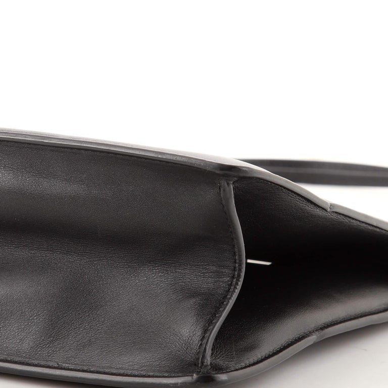 Celine Clasp Shoulder Bag Leather Medium at 1stDibs