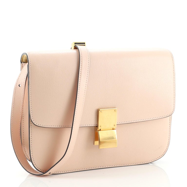 Celine Classic Box Bag Grainy Leather Medium at 1stDibs