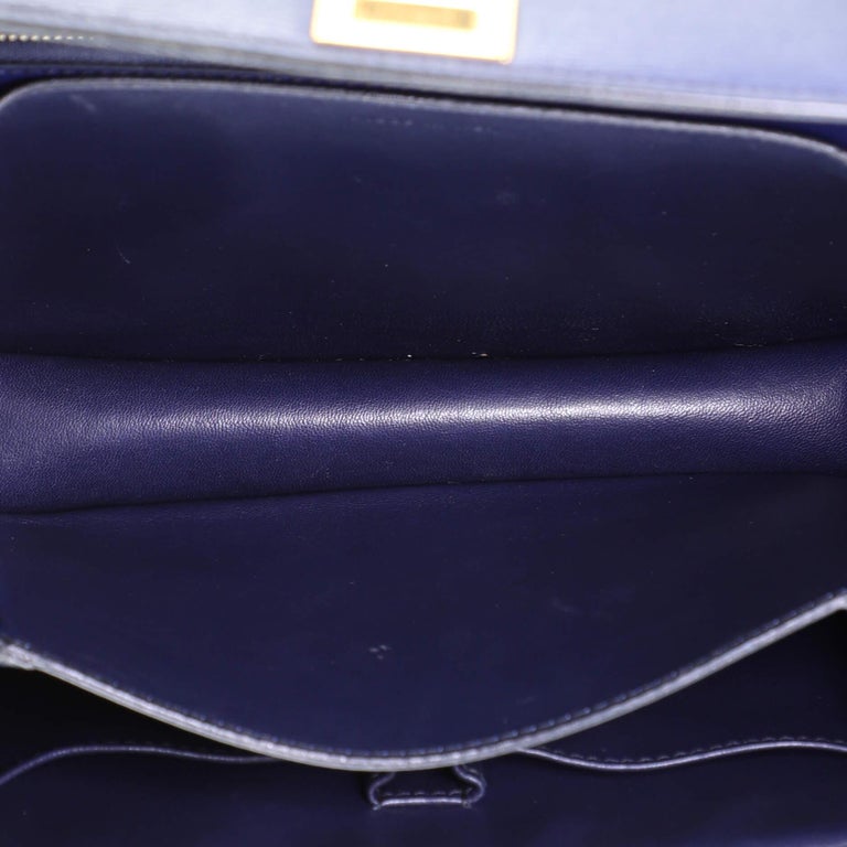 Celine Classic Box Bag Grainy Leather Medium For Sale at 1stDibs