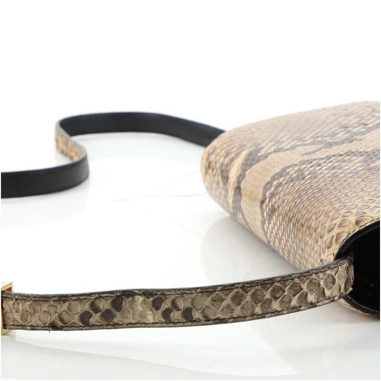Celine Classic Box Bag Python Medium at 1stDibs