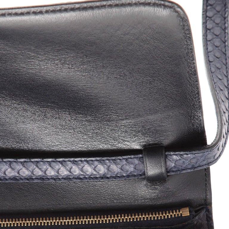 Celine Classic Box Bag Python Medium at 1stDibs