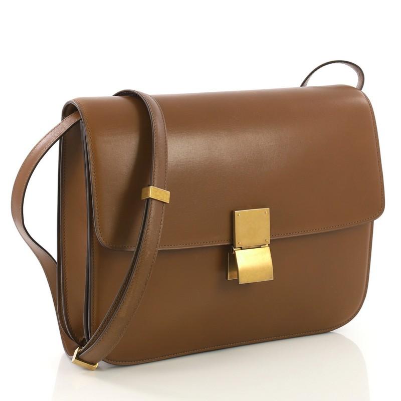 Celine Classic Box Bag Smooth Leather Large at 1stDibs | celine box bag ...