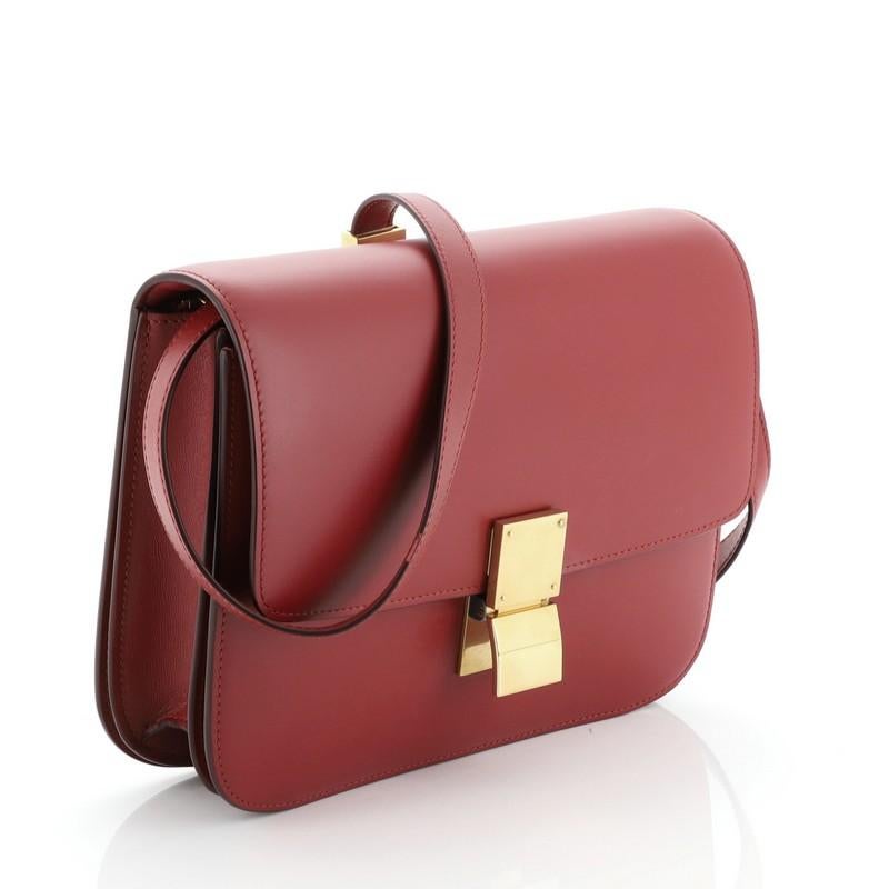 Celine Classic Box Bag Smooth Leather Medium at 1stDibs
