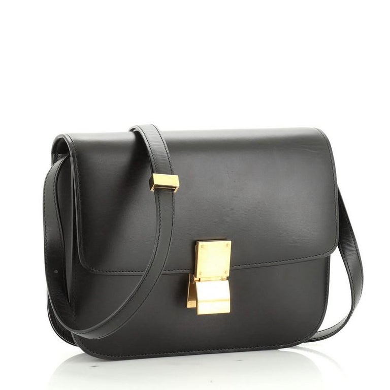 Celine Classic Box Bag Smooth Leather Medium at 1stDibs