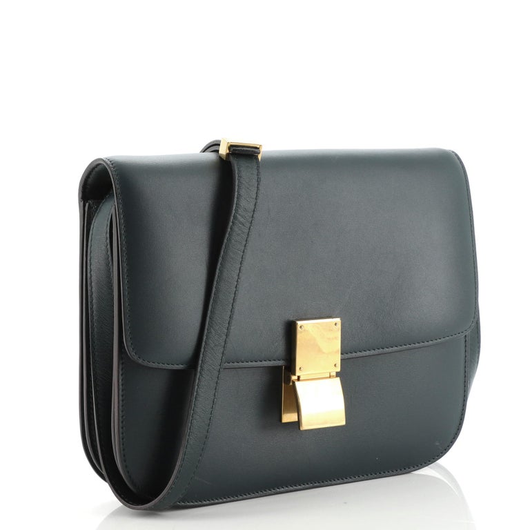 Celine Classic Box Bag Smooth Leather Medium at 1stDibs