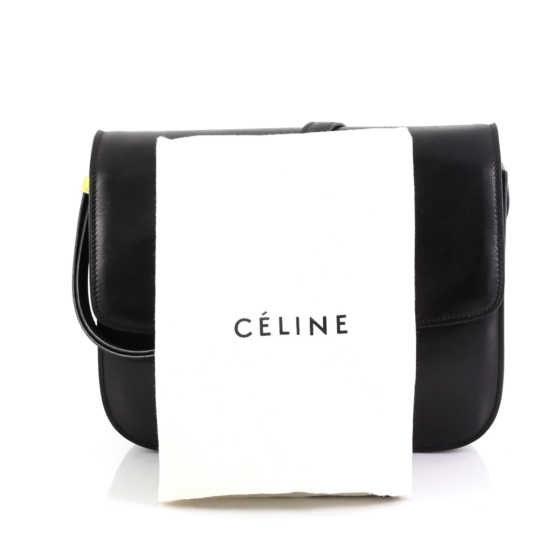 Celine Classic Box Bag Smooth Leather Medium at 1stDibs