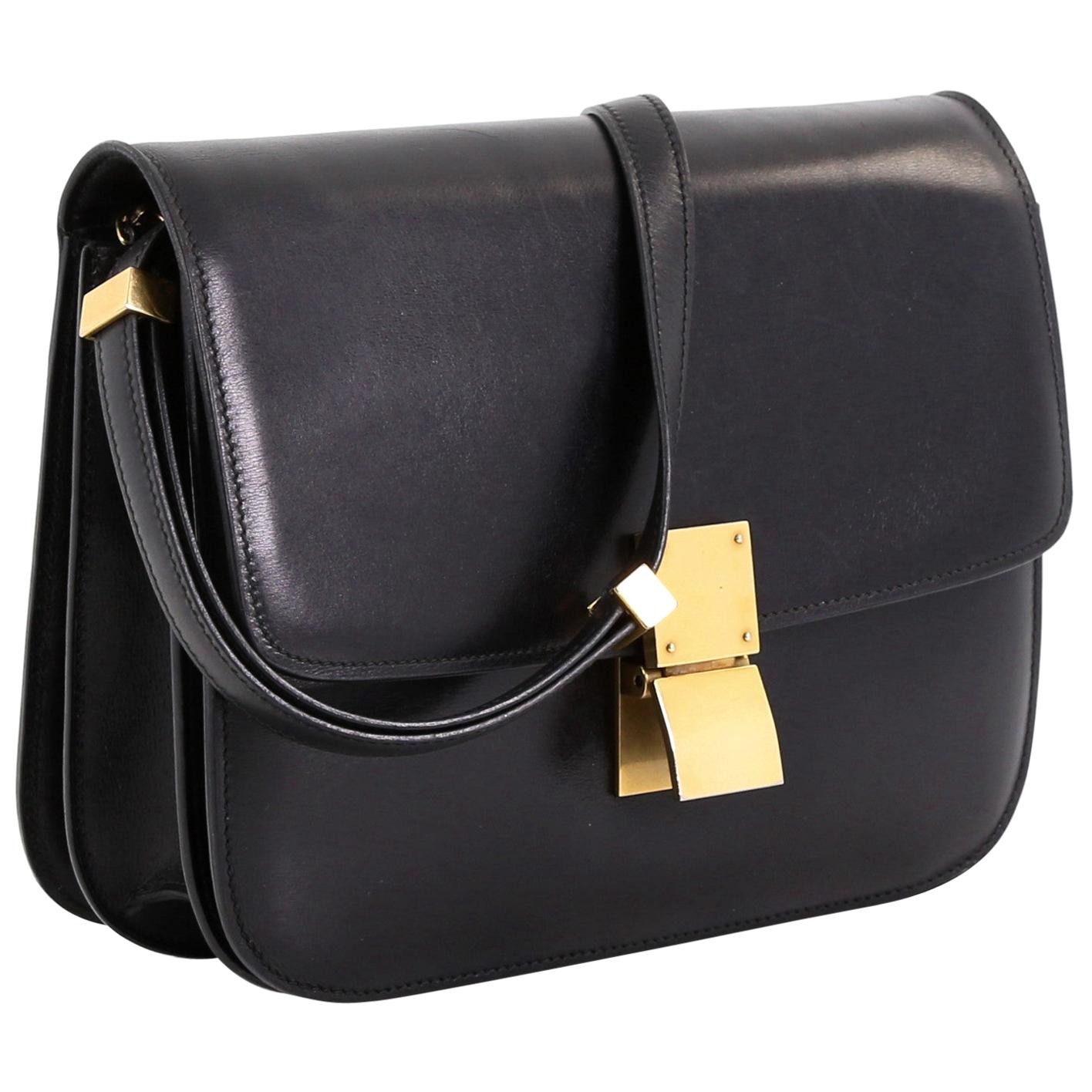 Celine Classic Box Bag Smooth Leather Medium at 1stDibs