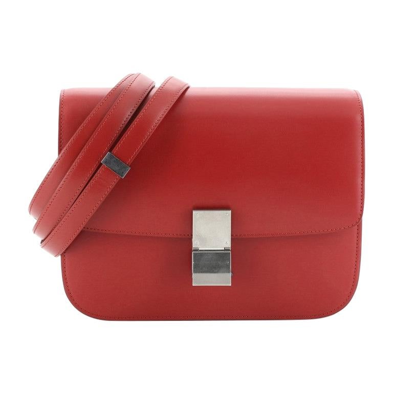 Celine Classic Box Bag Smooth Leather Medium at 1stDibs