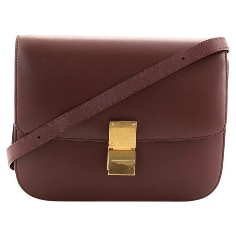 Celine Classic Box Bag Smooth Leather Medium at 1stDibs