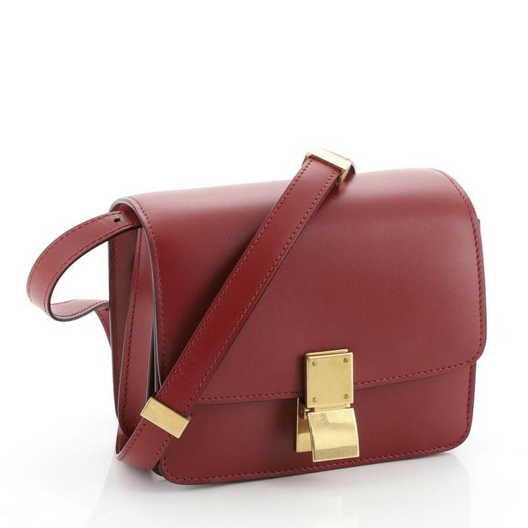 Celine Classic Box Bag Smooth Leather Small at 1stDibs | celine bag