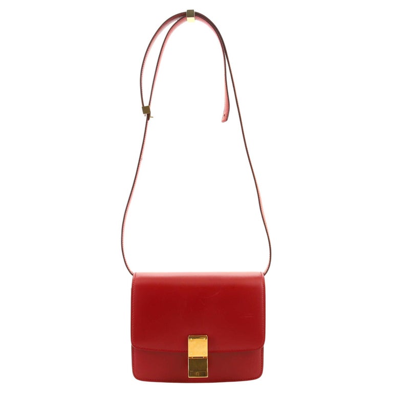 Celine Classic Box Bag Smooth Leather Small For Sale at 1stDibs