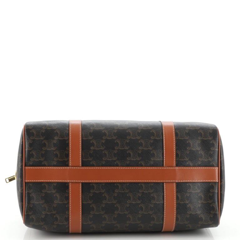 Celine Convertible Duffle Bag Triomphe Coated Canvas Large at 1stDibs
