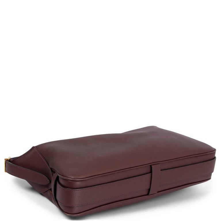 CELINE Hickory brown leather ROMY MEDIUM Shoulder Bag at 1stDibs