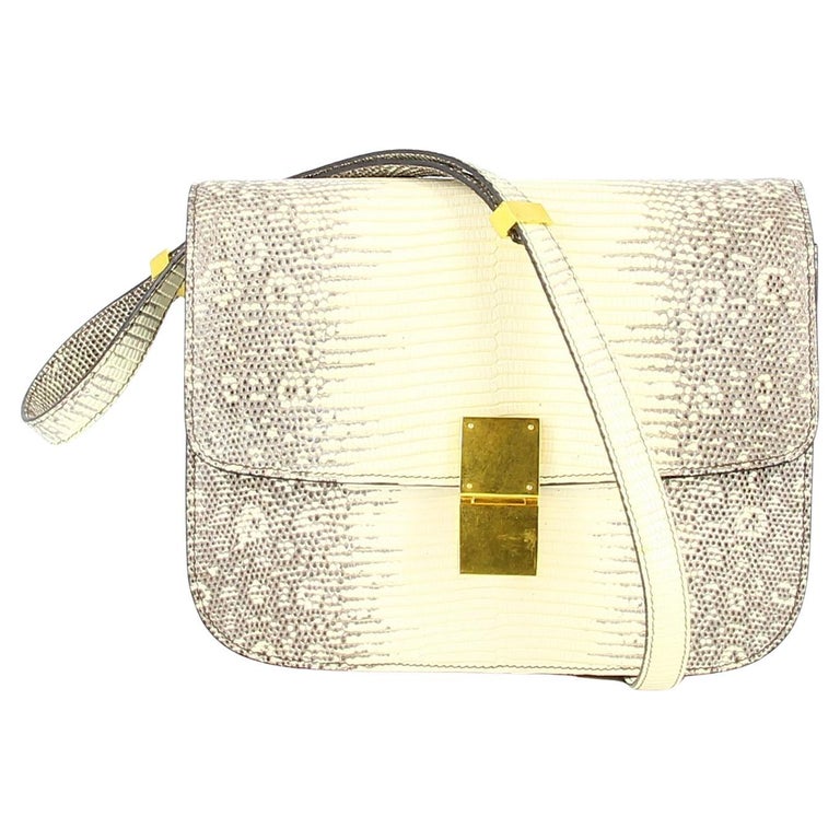 Celine Lizard Leather Shoulder Bag For Sale at 1stDibs