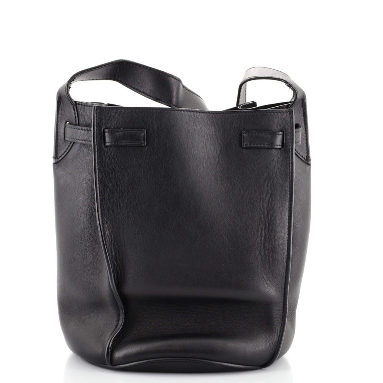 Celine Long Strap Big Bag Bucket Leather For Sale at 1stDibs