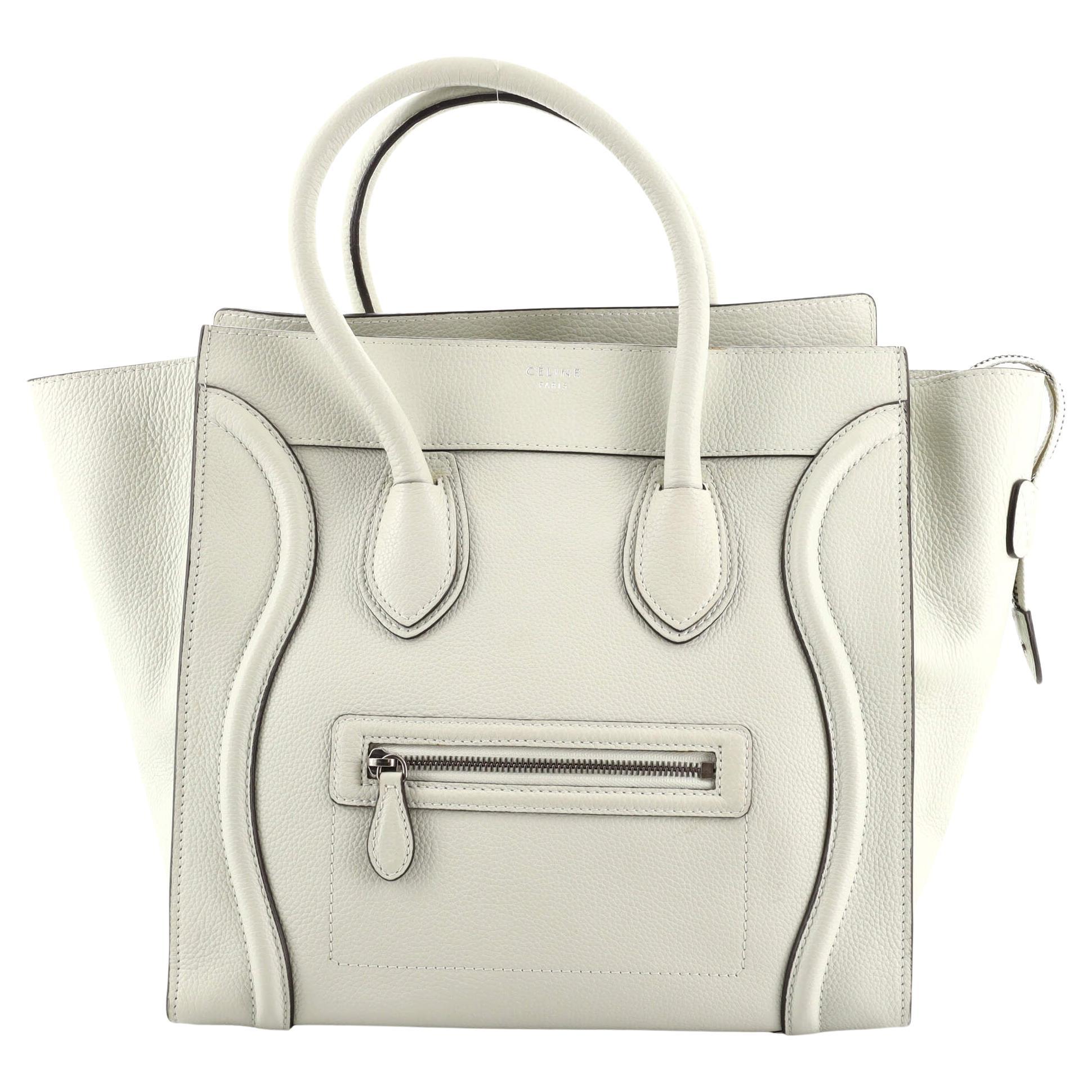 Celine Luggage Bag Smooth Leather Mini at 1stDibs | celine bags