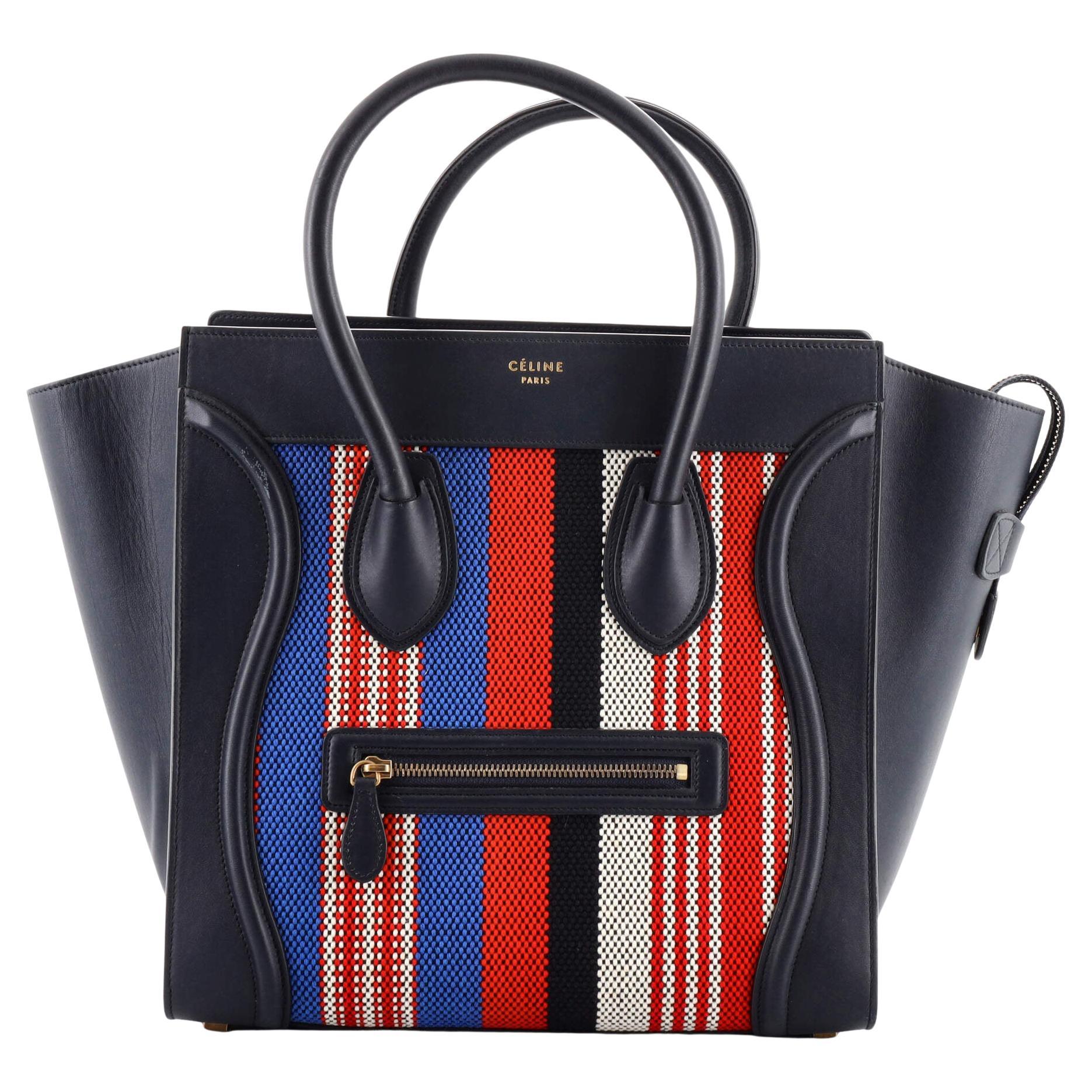 Celine Brown/Beige Leopard Print Calfhair and Leather Satchel at 1stDibs