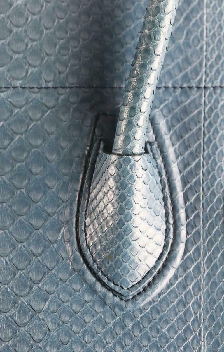 Celine Medium Python Phantom Luggage Tote Bag For Sale at 1stDibs