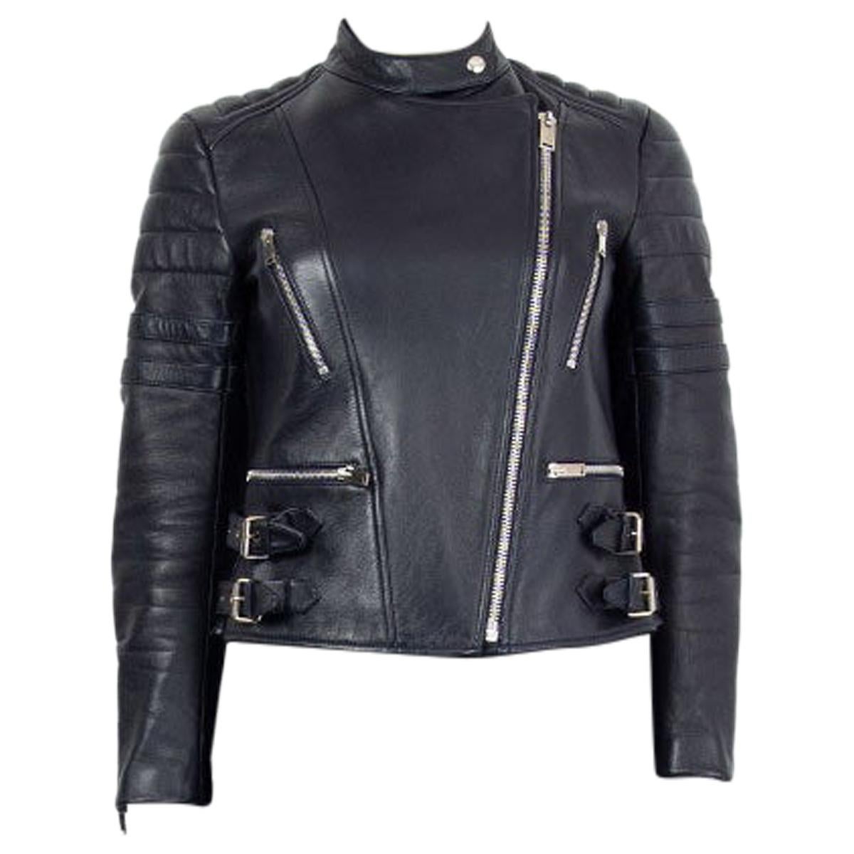 CELINE by PHOEBE PHILO black leather jacket at 1stDibs | celine leather ...