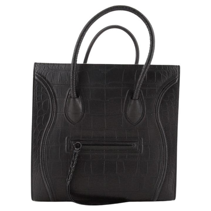 Celine Trapeze Bag Python and Leather Medium For Sale at 1stDibs