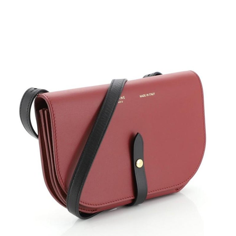 Celine Multifunction Strap Clutch Leather at 1stDibs