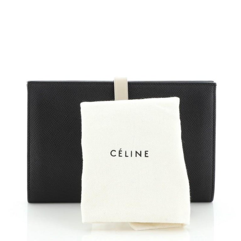 Celine Multifunction Strap Wallet Leather Large at 1stDibs