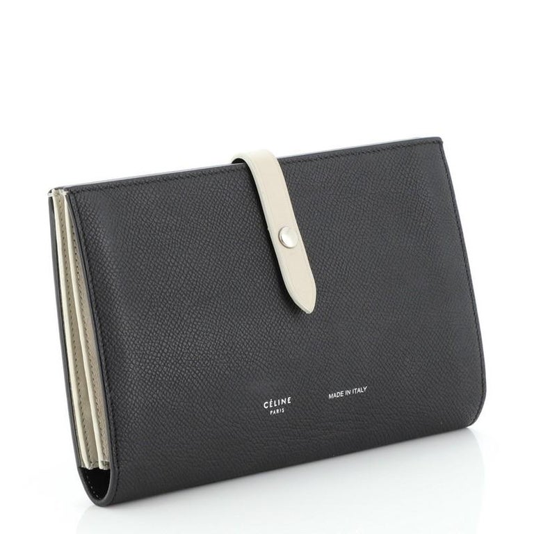 Celine Multifunction Strap Wallet Leather Large at 1stDibs