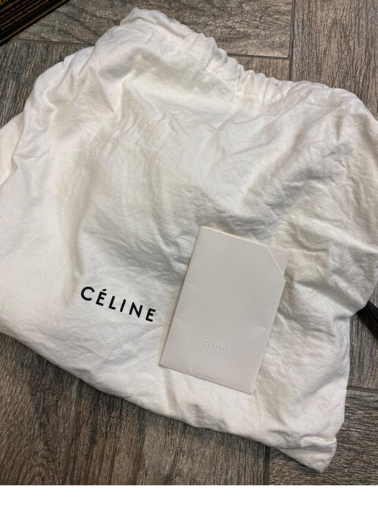 Celine Nano Luggage Bag Tricolor Dust Bag and Papers For Sale at 1stDibs