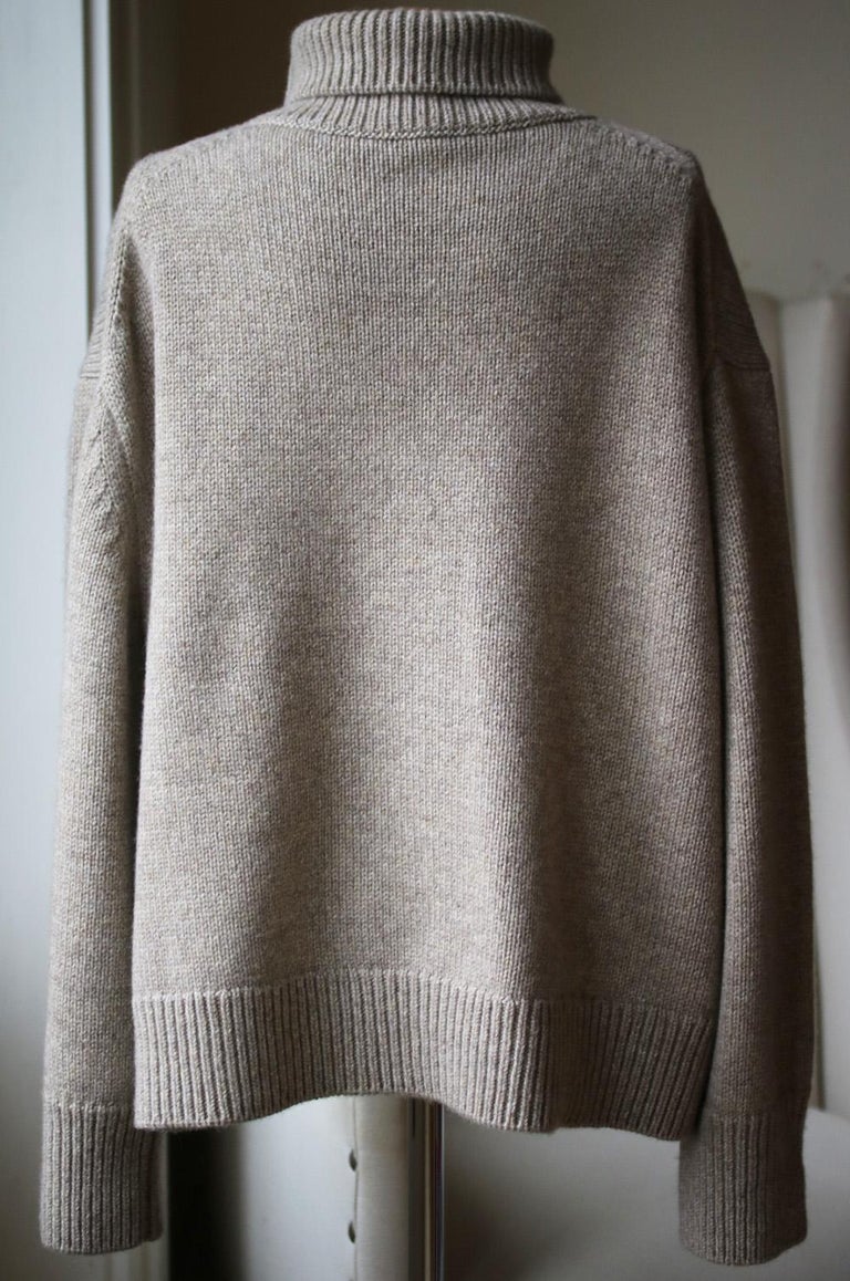 Celine Oversized Cashmere-Knit Turtleneck Sweater at 1stDibs