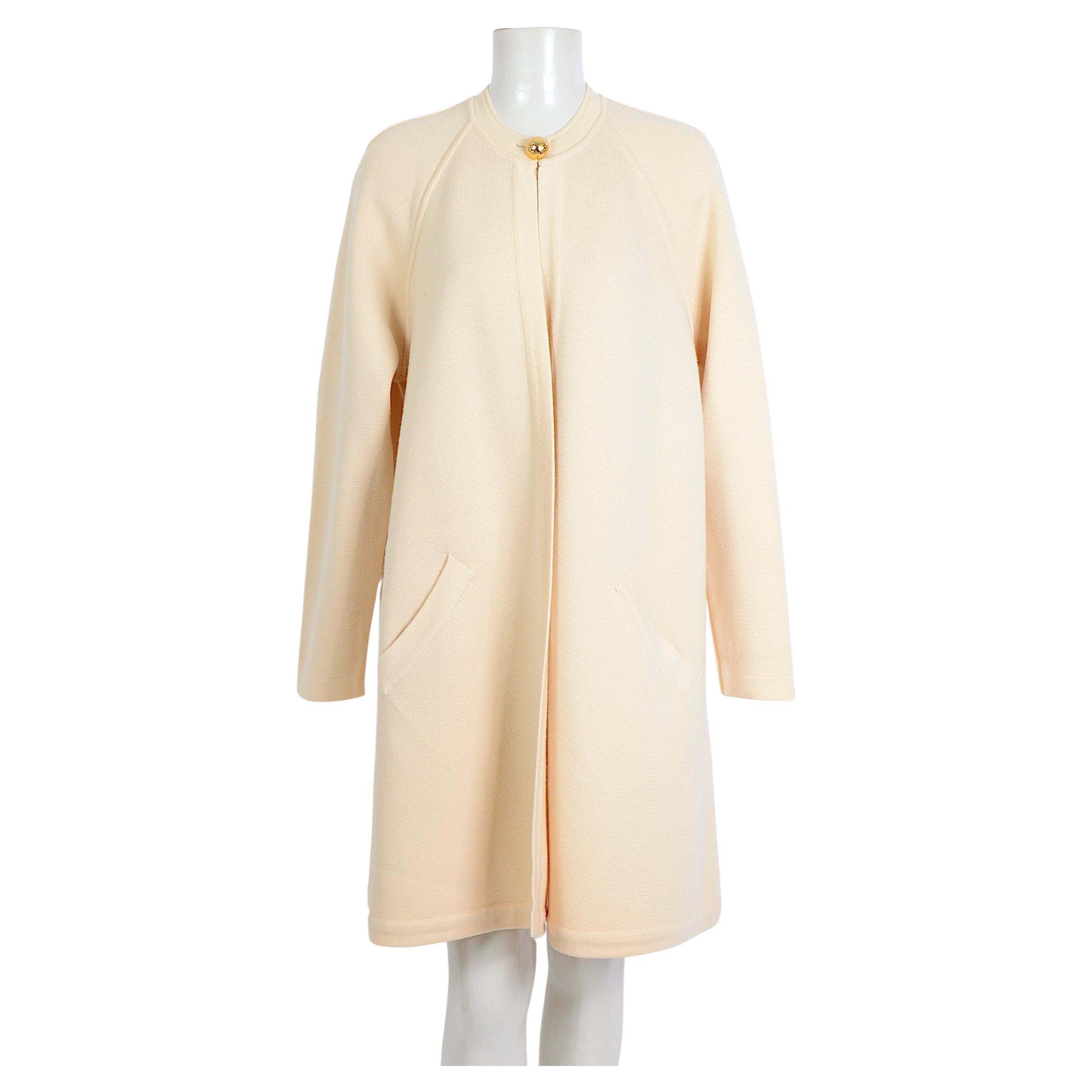 1970s Celine Pink Wool Cable Knit Cardigan For Sale at 1stDibs | celine ...