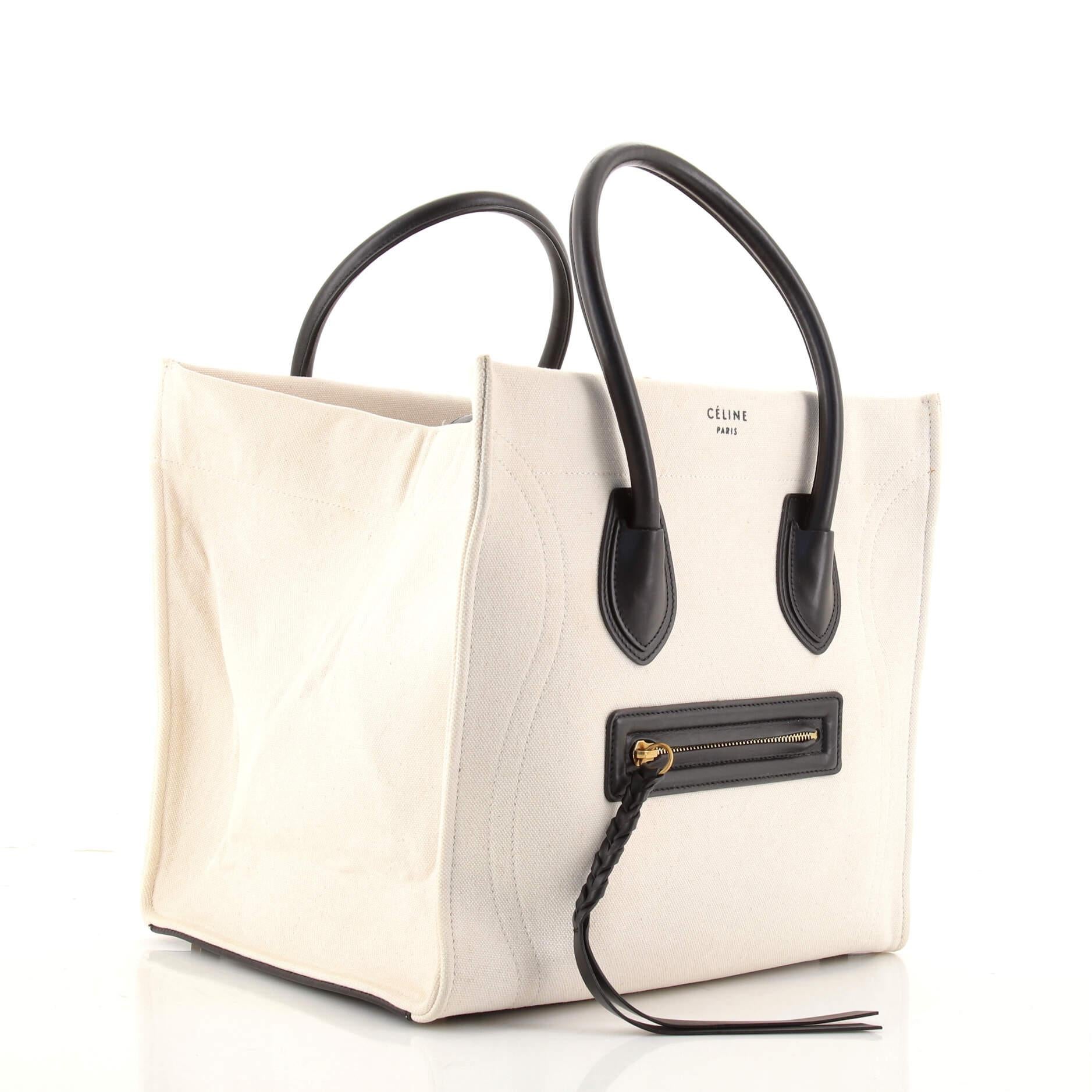 Celine Phantom Bag Canvas Medium at 1stDibs | celine canvas tote ...
