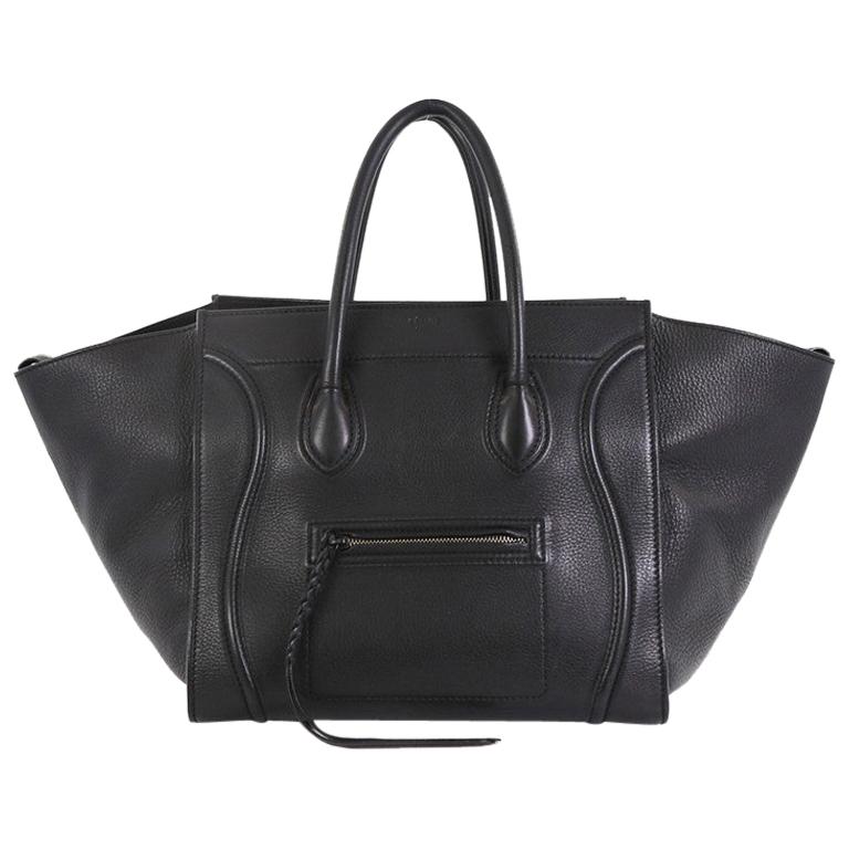 Celine Phantom Bag Grainy Leather Medium For Sale at 1stdibs