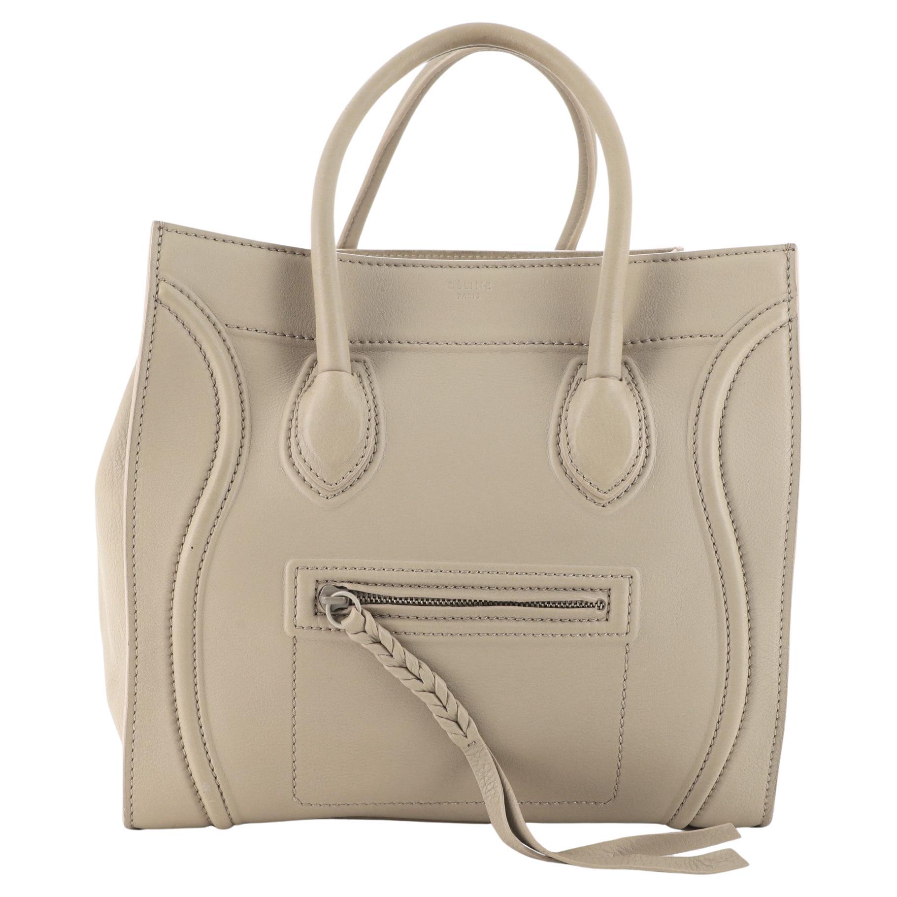 Celine Bowling Bag Leather Large at 1stDibs