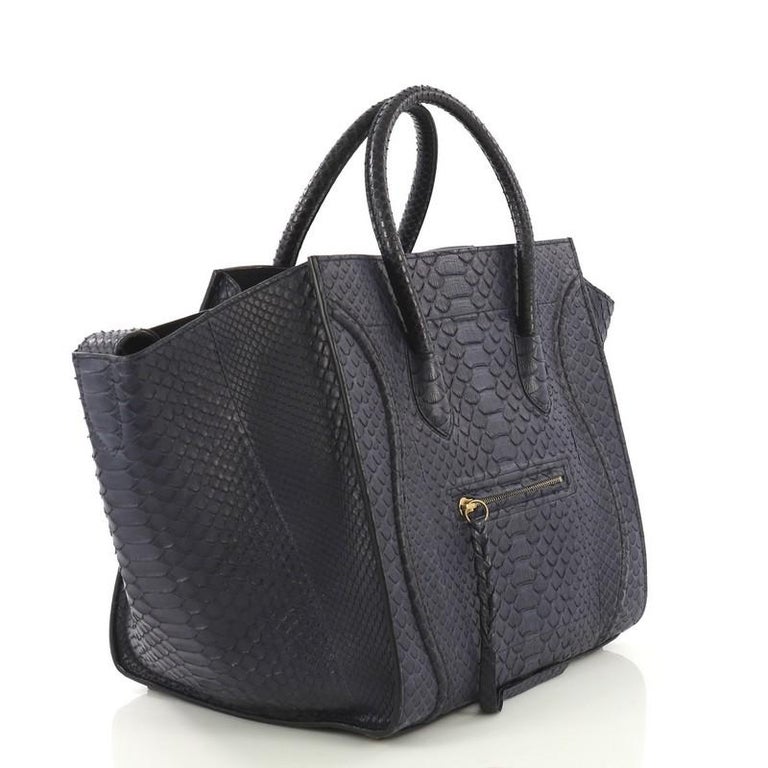 Celine Phantom Bag Python Medium For Sale at 1stdibs