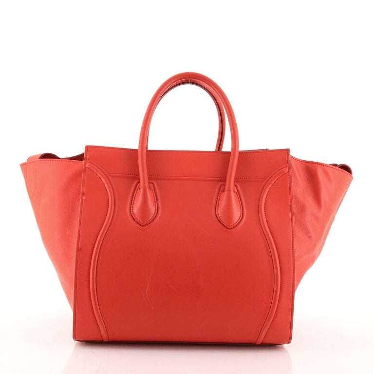 Celine Phantom Bag Smooth Leather Medium For Sale at 1stDibs