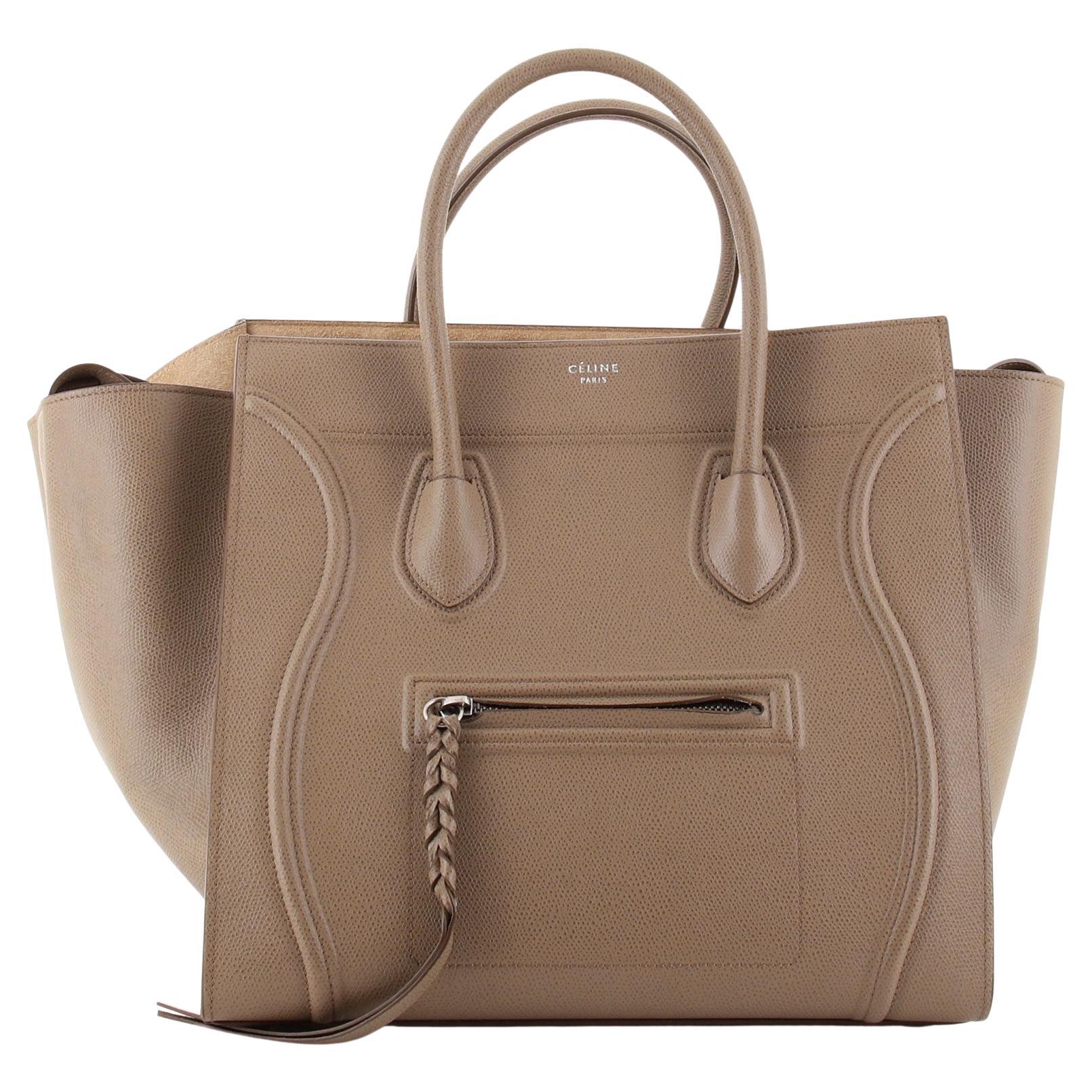 Celine Bowling Bag Leather Large at 1stDibs