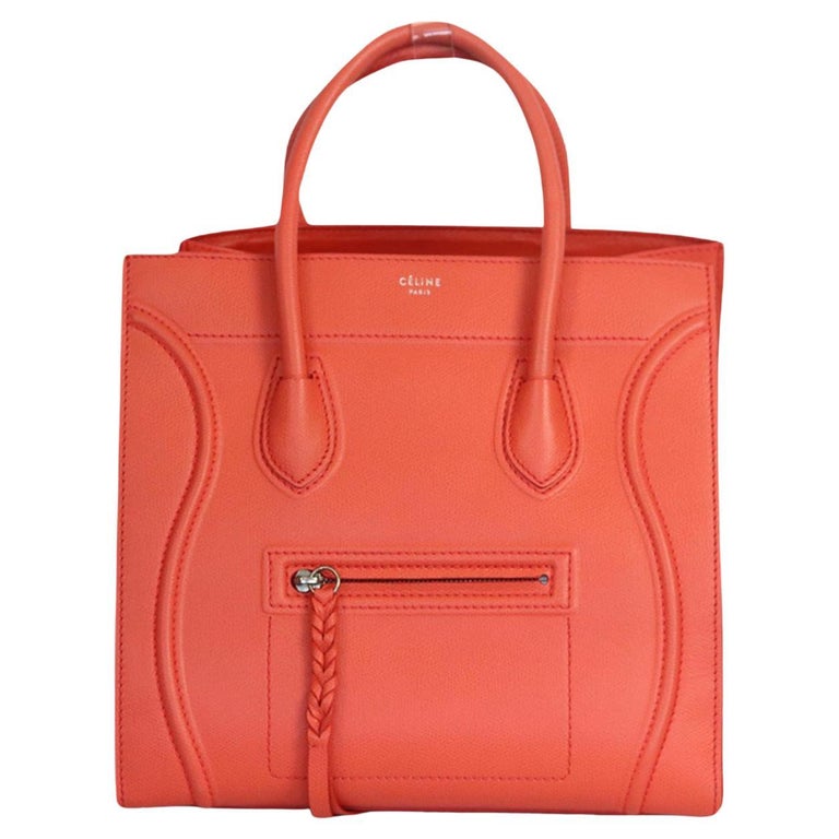Celine Phantom Medium Textured Leather Tote Bag For Sale at 1stDibs