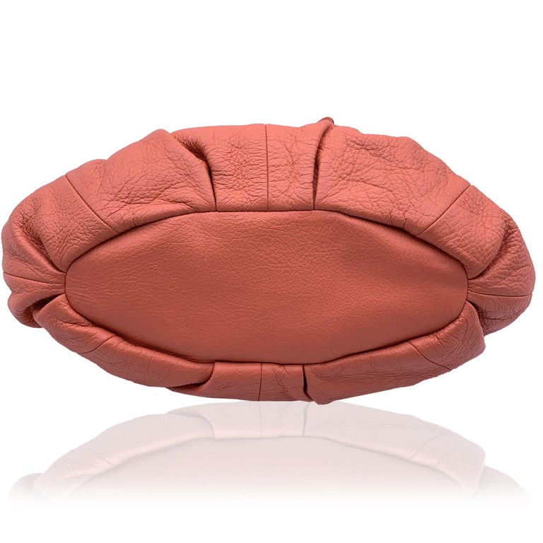 Celine Salmon Leather Tote Bag Handbag Shoulder Bag For Sale at 1stDibs